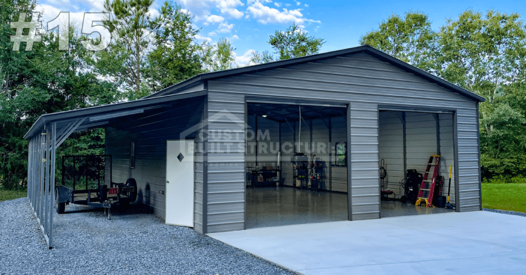 #15 40x41x11 Ultimate Man Cave Garage - Custom Built Structures, Inc.