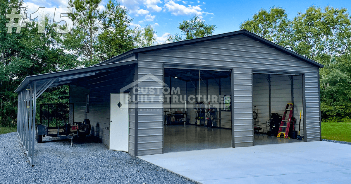 Metal Garages - Custom Built Structures, Inc.