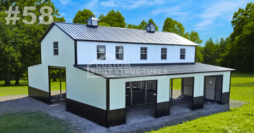#58 Custom Barn - Custom Built Structures, Inc.