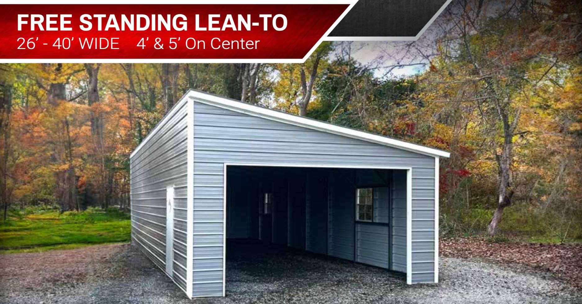 Durable Freestanding Metal Lean-To Structures | Reliable Protection for ...